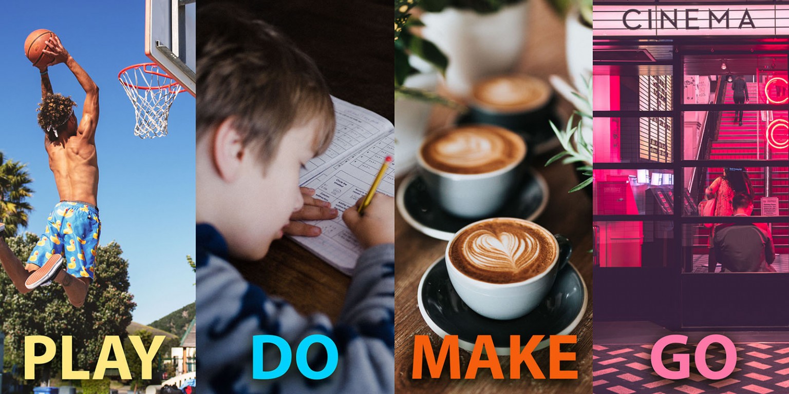 Play, go, do, and make – First Aid English